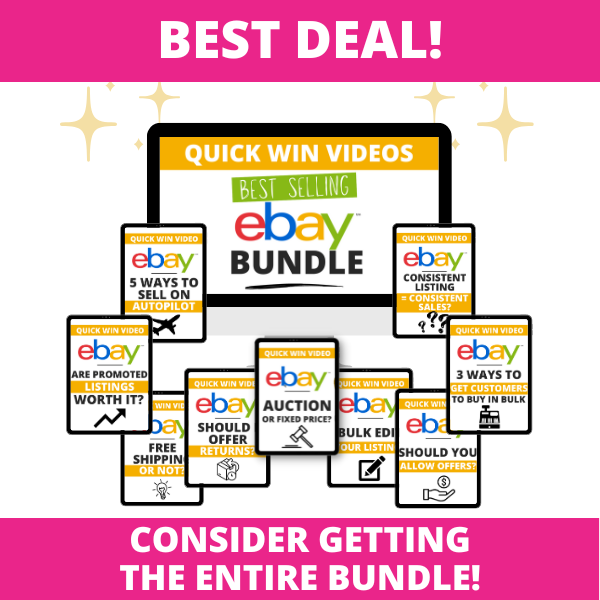 QUICK WIN VIDEO: EBAY SHOULD YOU ALLOW OFFERS – The Empowered Reseller